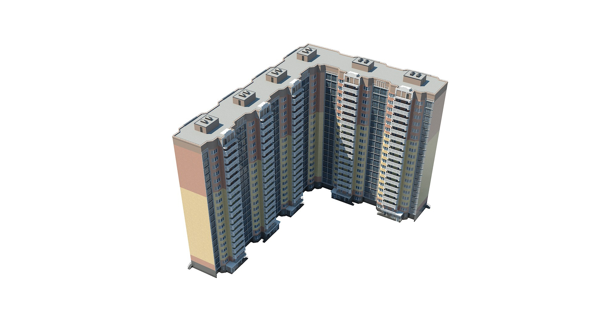 Realistic Corner City Building 3D - TurboSquid 1705310