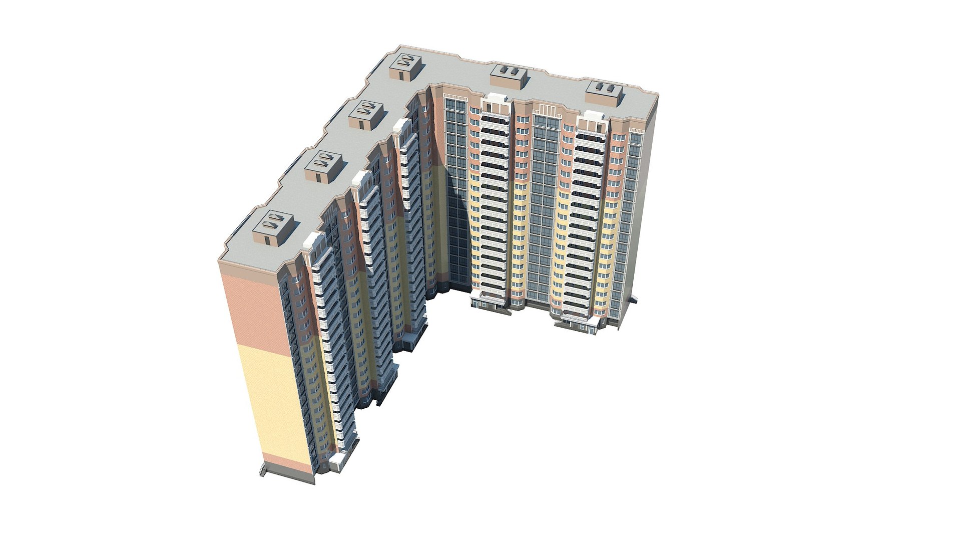 Realistic Corner City Building 3D - TurboSquid 1705310