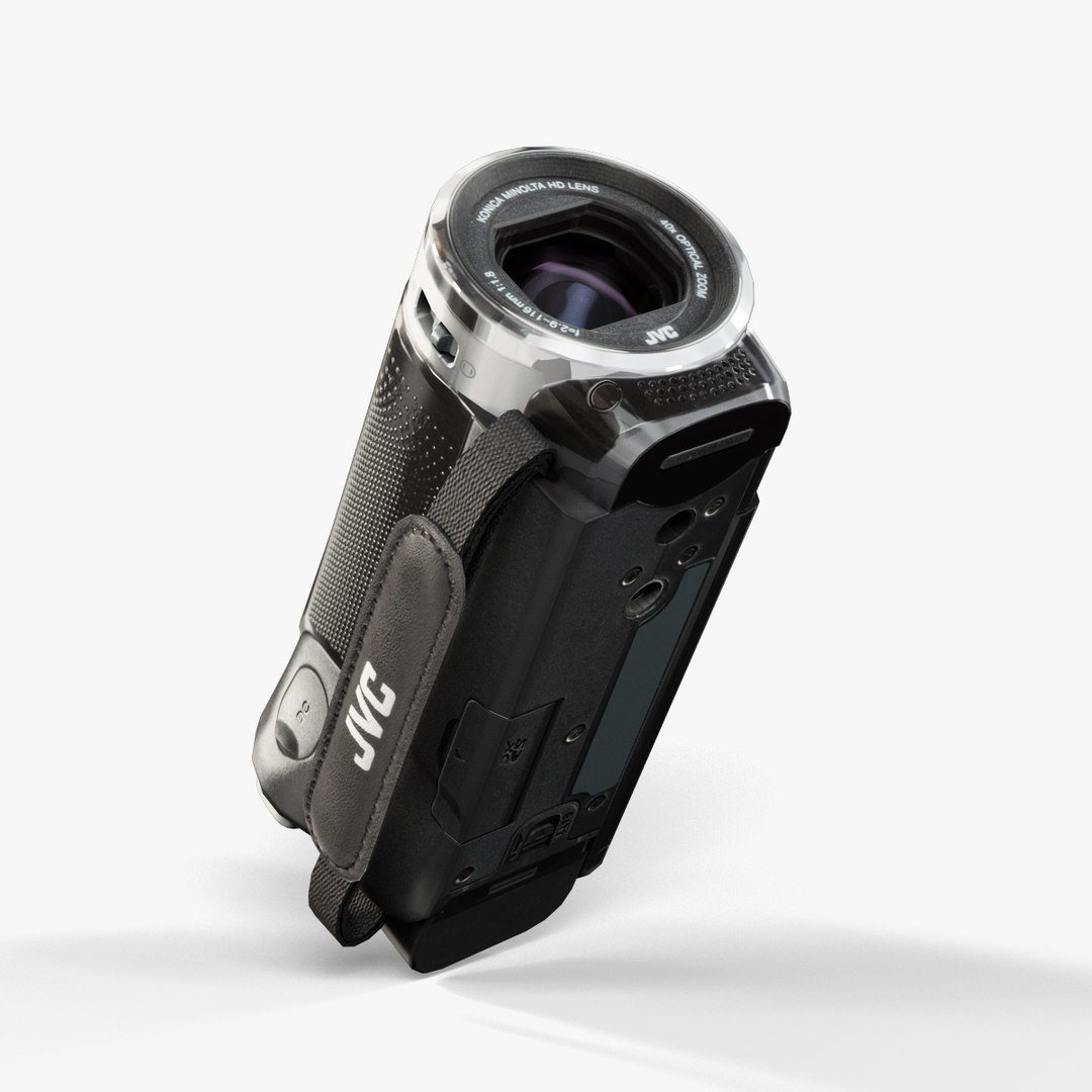 3d Low-poly Jvc Ex310 Black