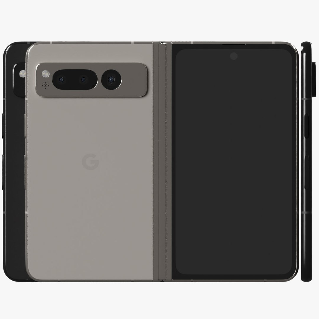 Google Pixel Fold All Colors foldable phone 3D model - TurboSquid 2068862