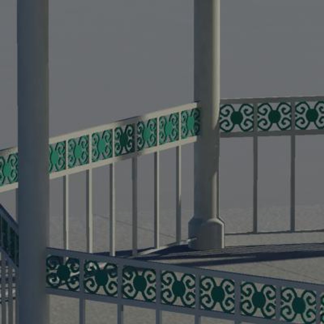 Bandstand Polygons 3d Model