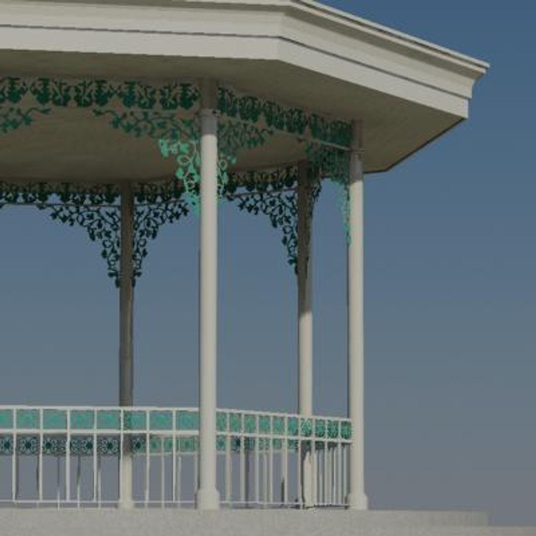 Bandstand Polygons 3d Model