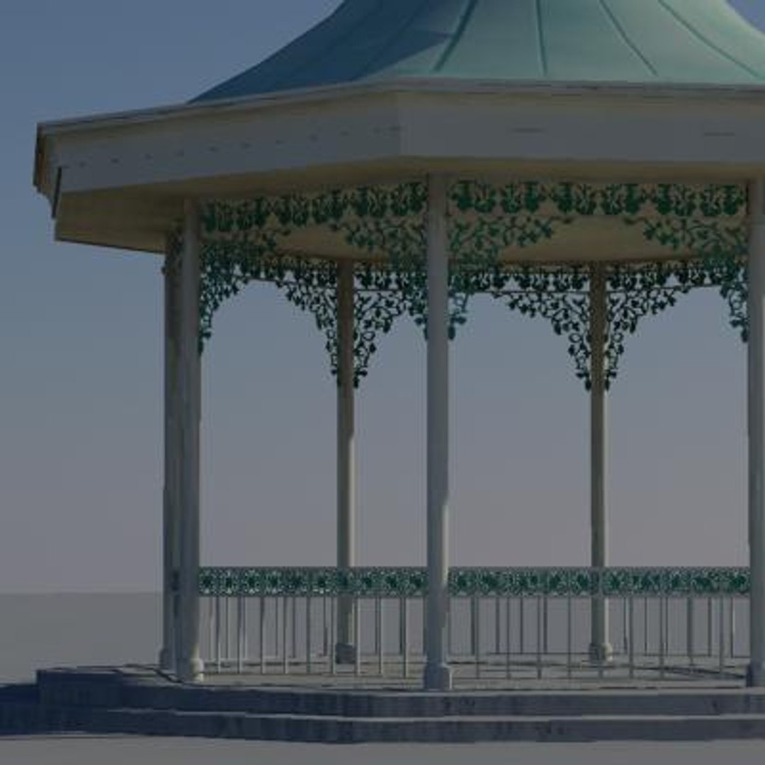 Bandstand Polygons 3d Model
