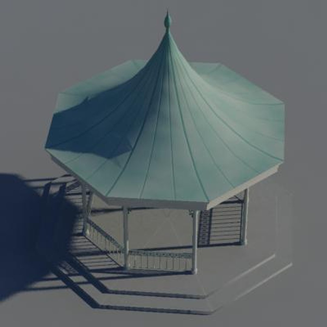 Bandstand Polygons 3d Model