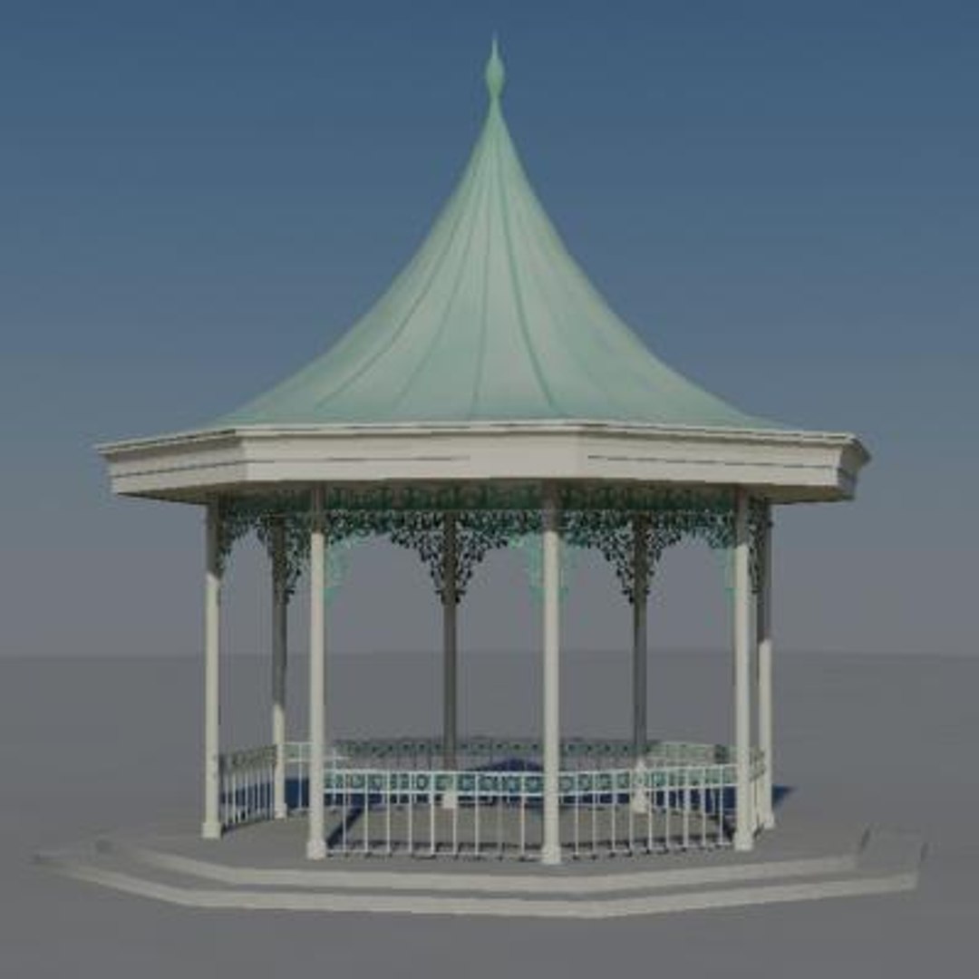 Bandstand Polygons 3d Model
