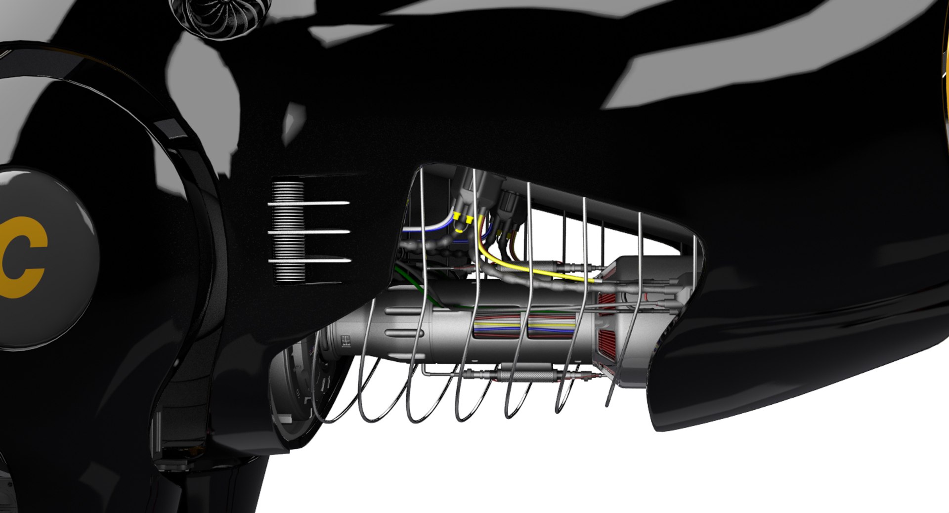 gallop robot horse rigged 3d lwo