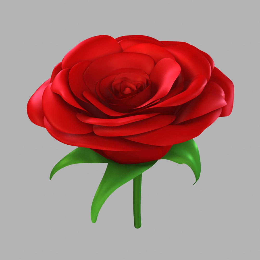 Rose Modeled 3d Max