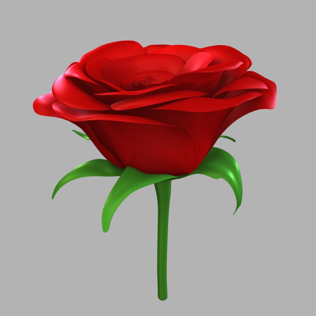 Rose Modeled 3d Max