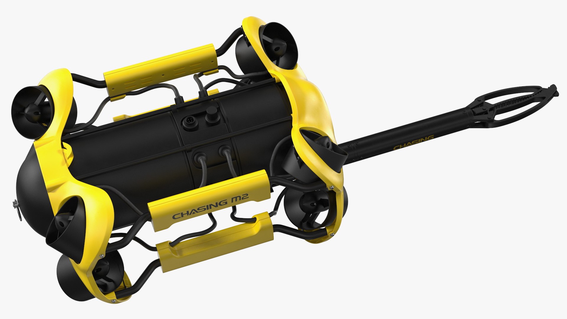 3D Model Chasing M2 Underwater Drone With Grabber Arm Rigged ...