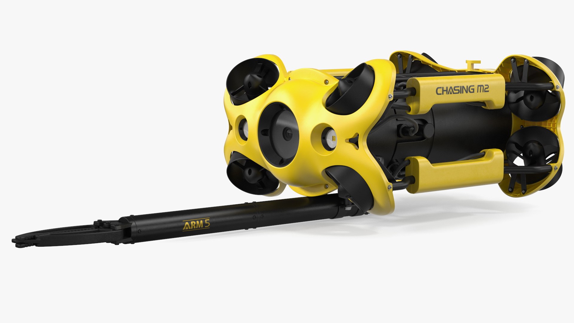 3D Model Chasing M2 Underwater Drone With Grabber Arm Rigged ...