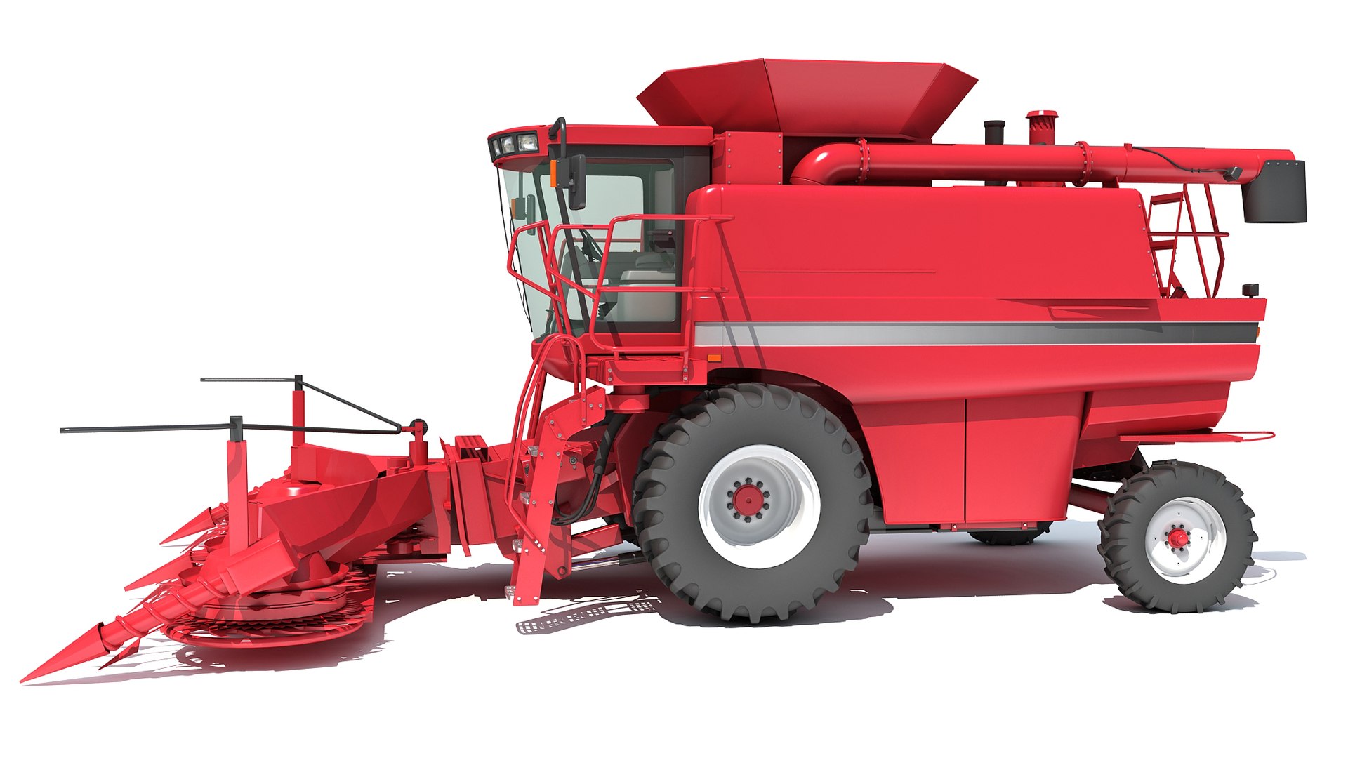 Combine harvester 3D model - TurboSquid 1508872