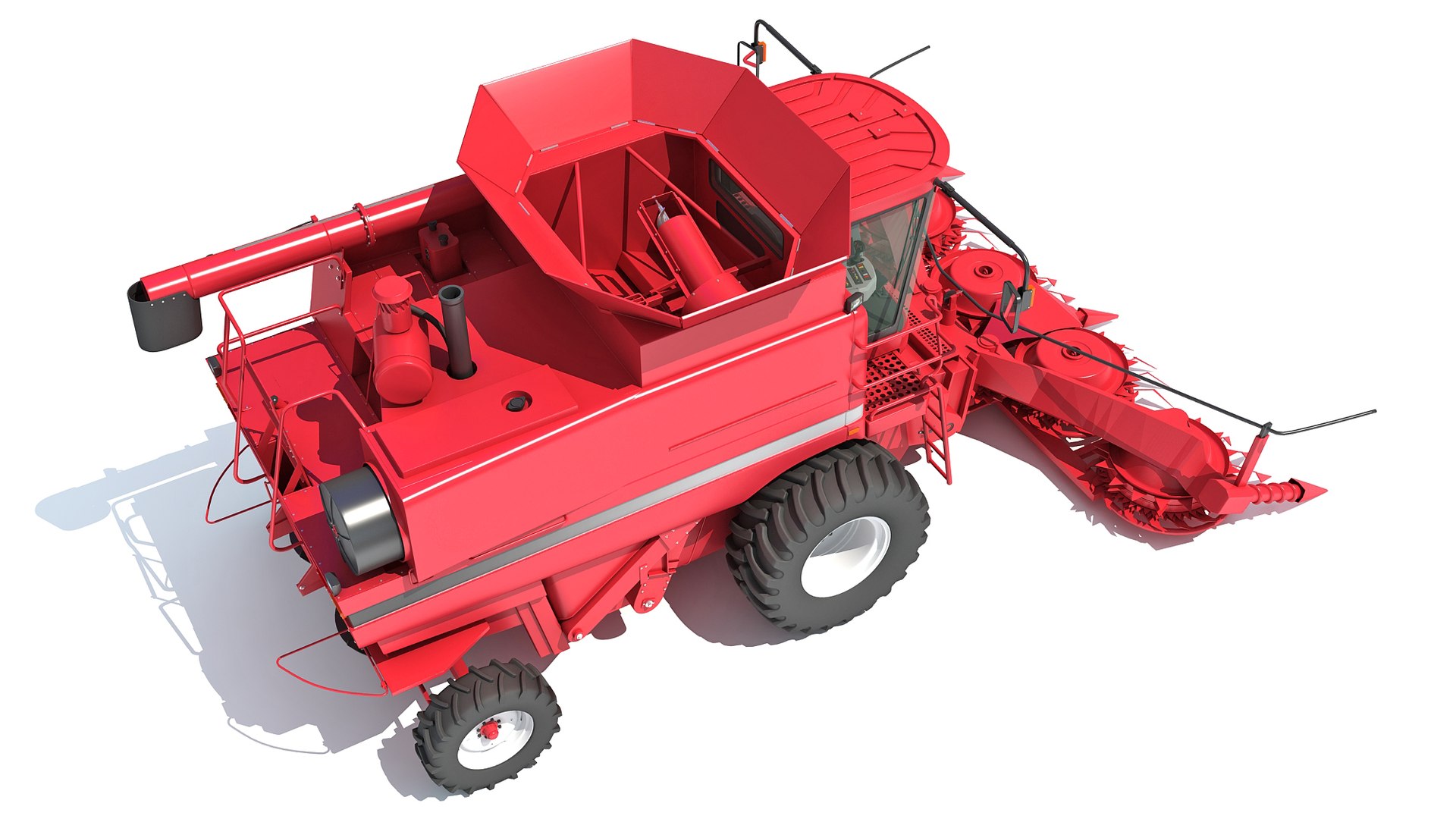 Combine harvester 3D model - TurboSquid 1508872
