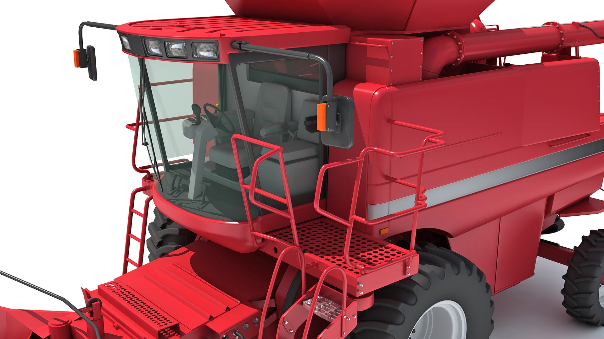 Combine harvester 3D model - TurboSquid 1508872