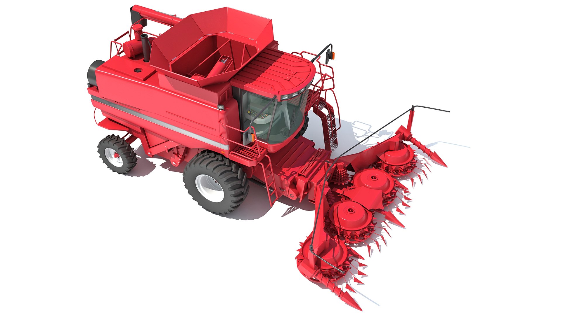 Combine harvester 3D model - TurboSquid 1508872