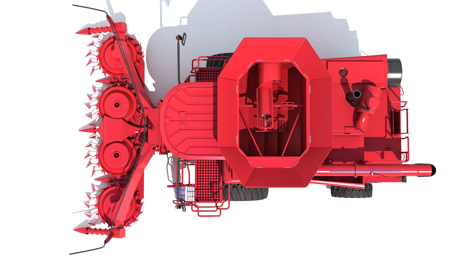 Combine harvester 3D model - TurboSquid 1508872