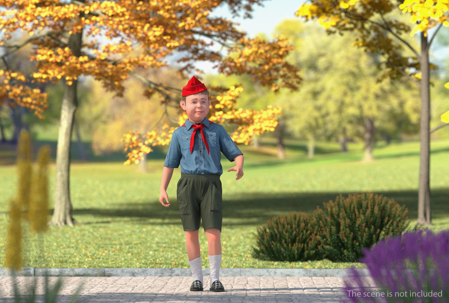 Realistic boy scout rigged model - TurboSquid 1312709