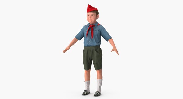 Realistic boy scout rigged model - TurboSquid 1312709