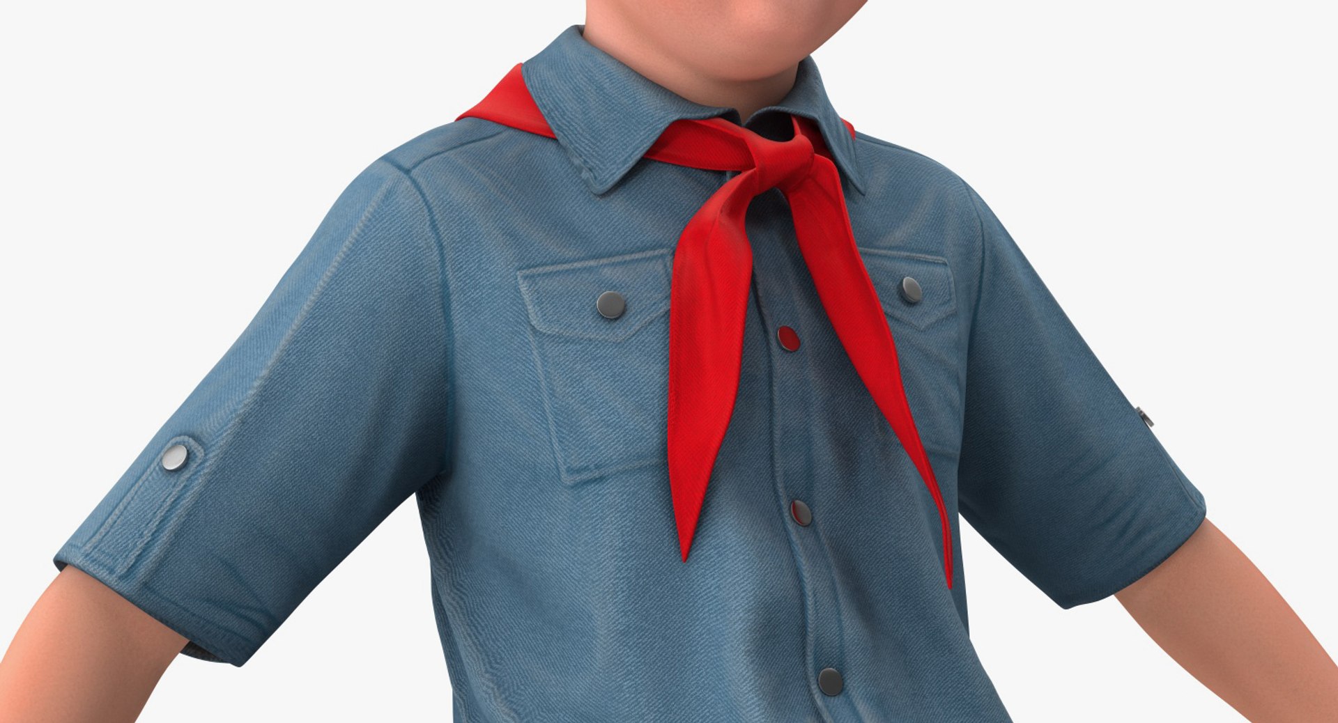 Realistic boy scout rigged model - TurboSquid 1312709