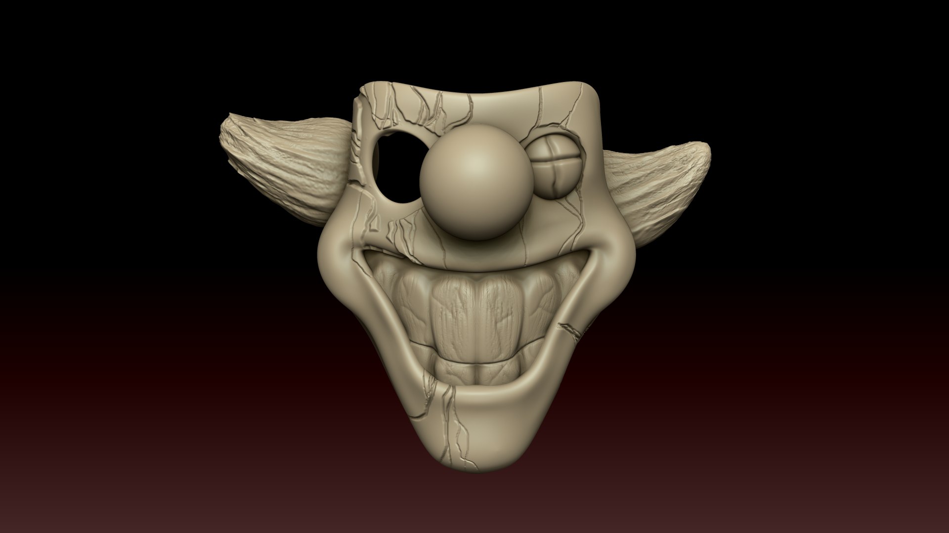 Sweet tooth terror halloween 3D model - TurboSquid 1627072