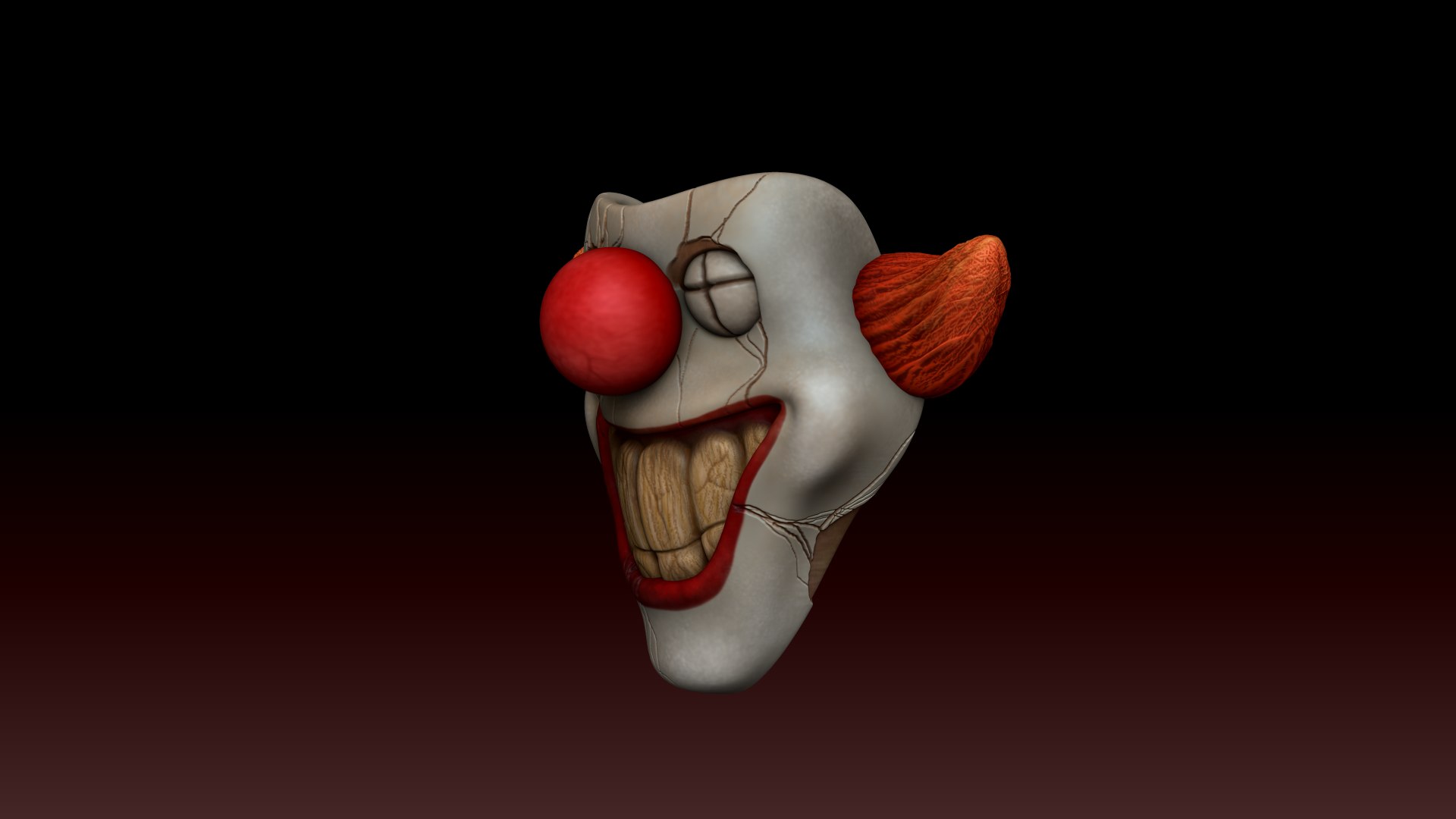 Sweet tooth terror halloween 3D model - TurboSquid 1627072