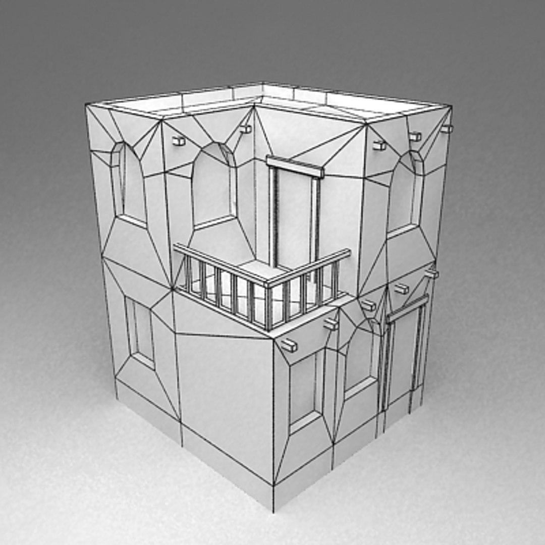 Arab Building 3d Model