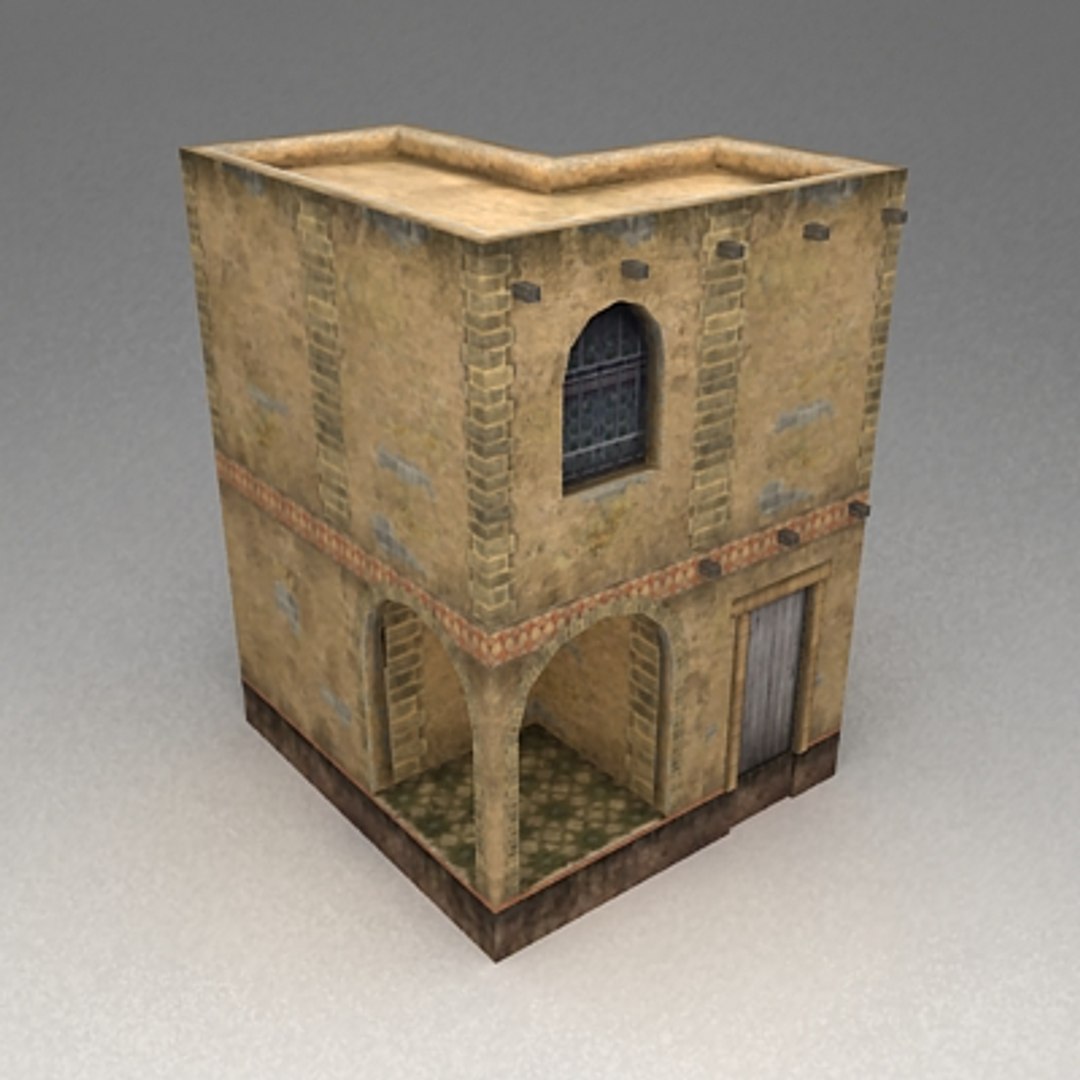 Arab Building 3d Model