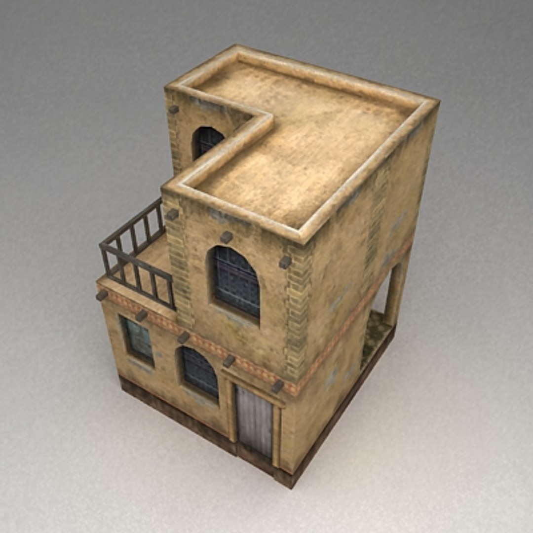Arab Building 3d Model