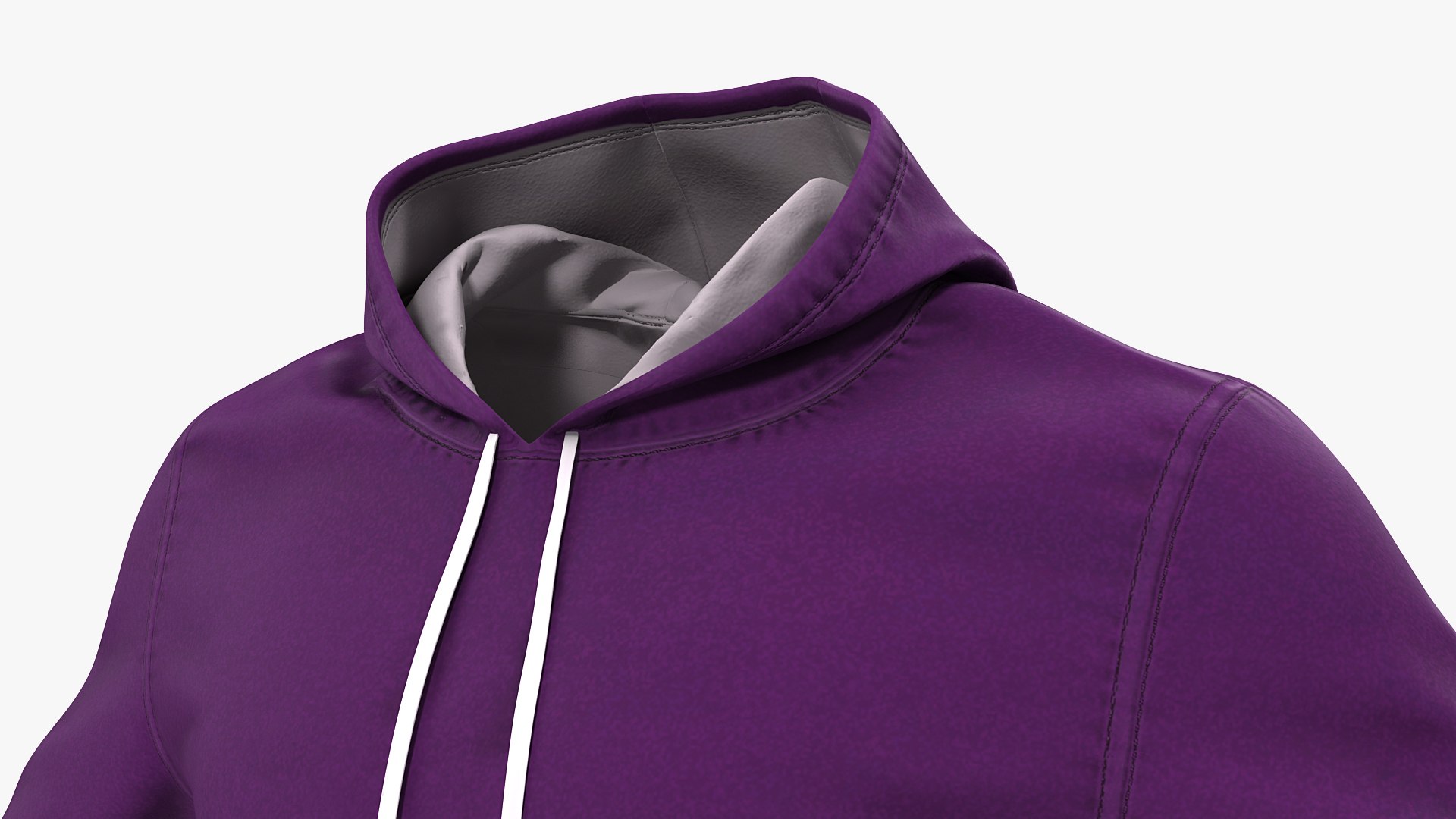 3D Hoodie Lowered Hood - TurboSquid 1443794