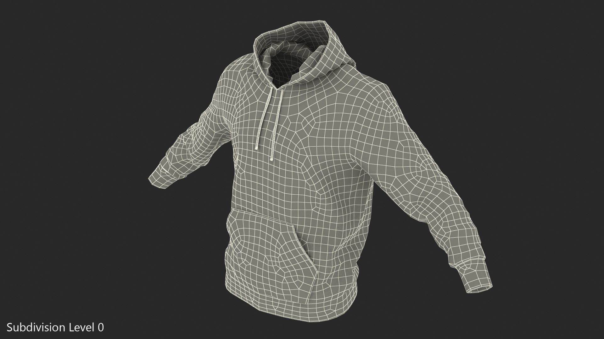3D Hoodie Lowered Hood - TurboSquid 1443794