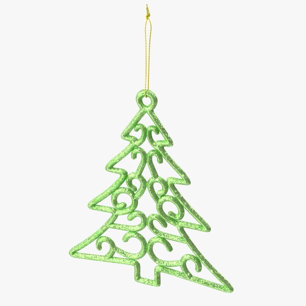 3D tree shaped ornament 01 model - TurboSquid 1223014