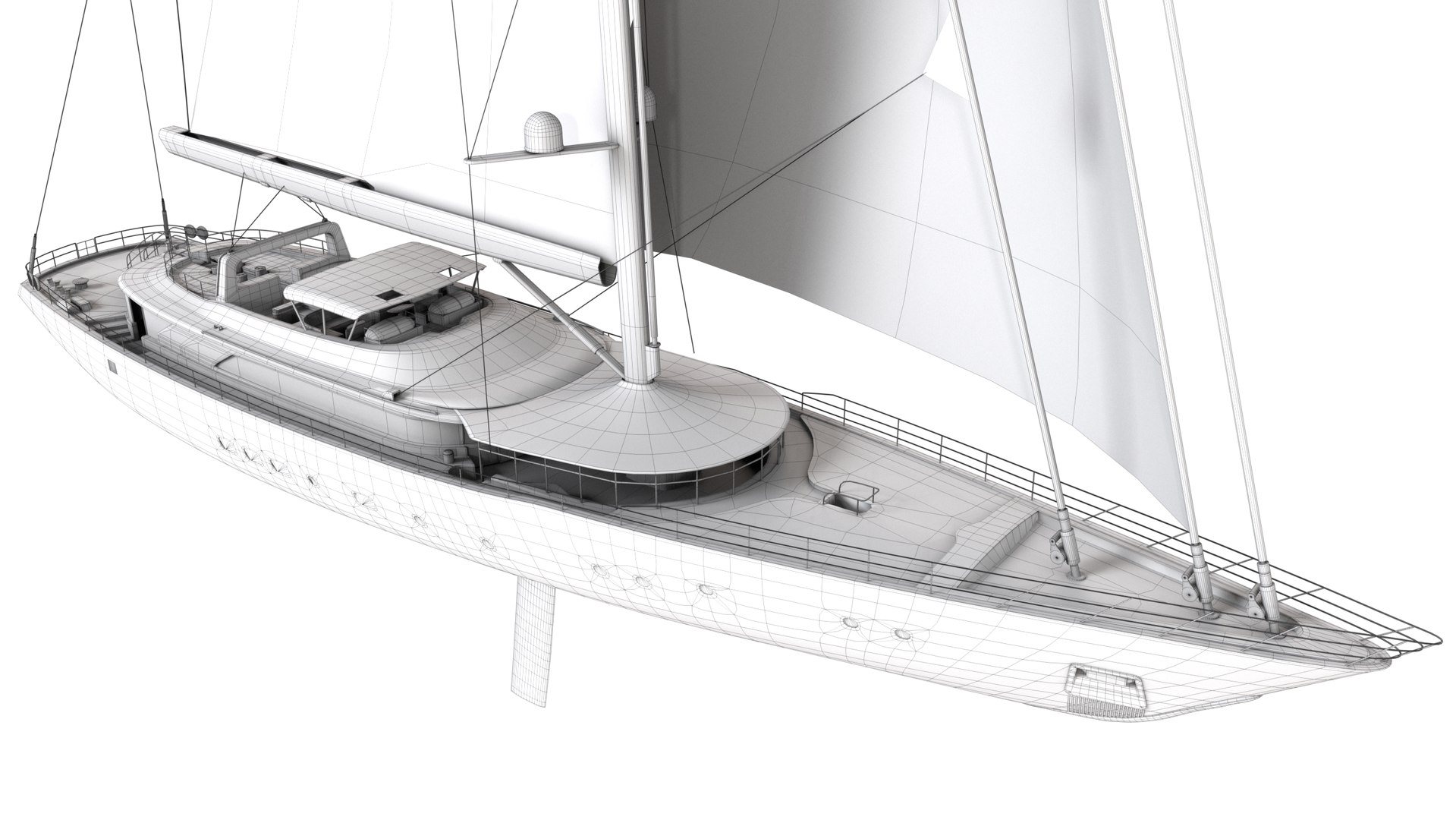 3D Bayesian Yacht - 56-metre Sailing Superyacht - TurboSquid 2284380