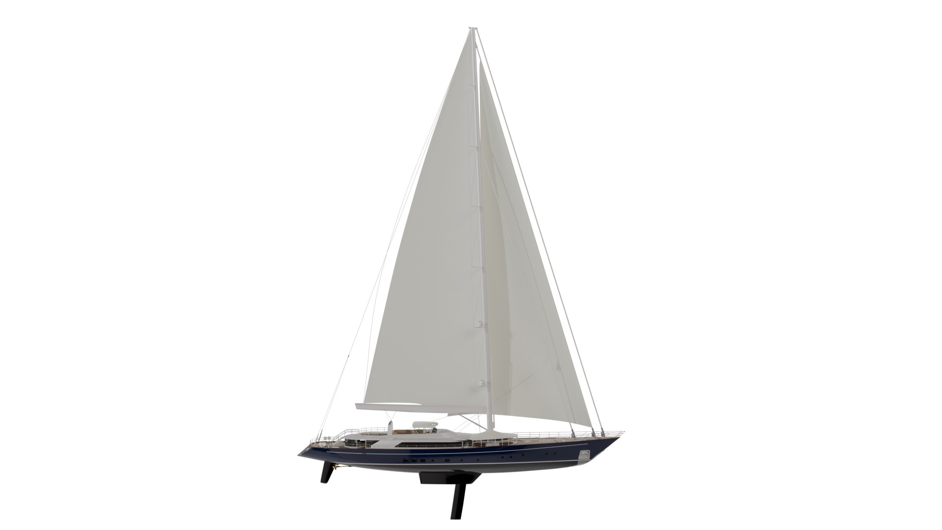 3D Bayesian Yacht - 56-metre Sailing Superyacht - TurboSquid 2284380