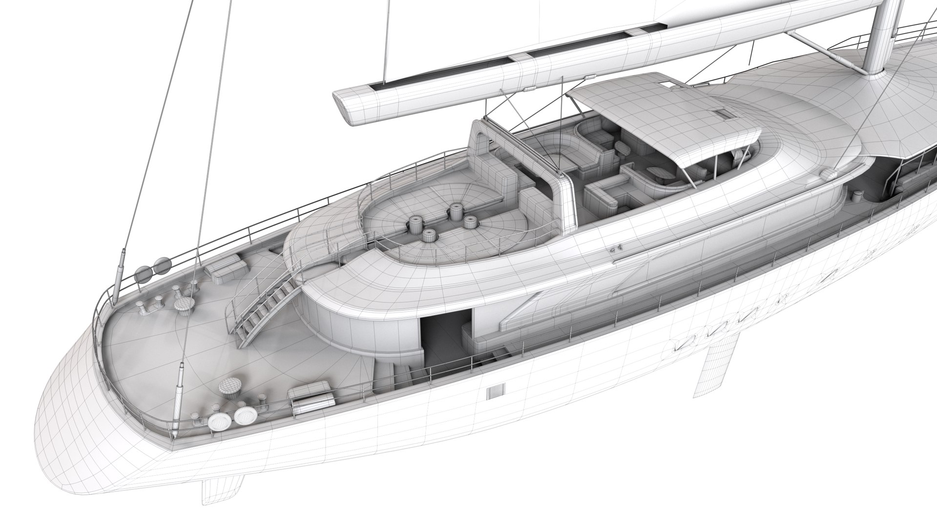 3D Bayesian Yacht - 56-metre Sailing Superyacht - TurboSquid 2284380