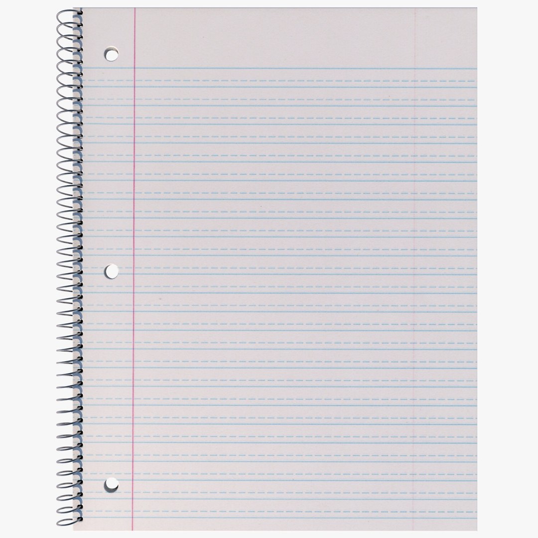 Notebook Notepad 3D Model - TurboSquid 1711055