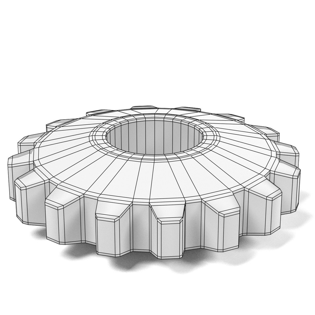 gear wheel 3d model