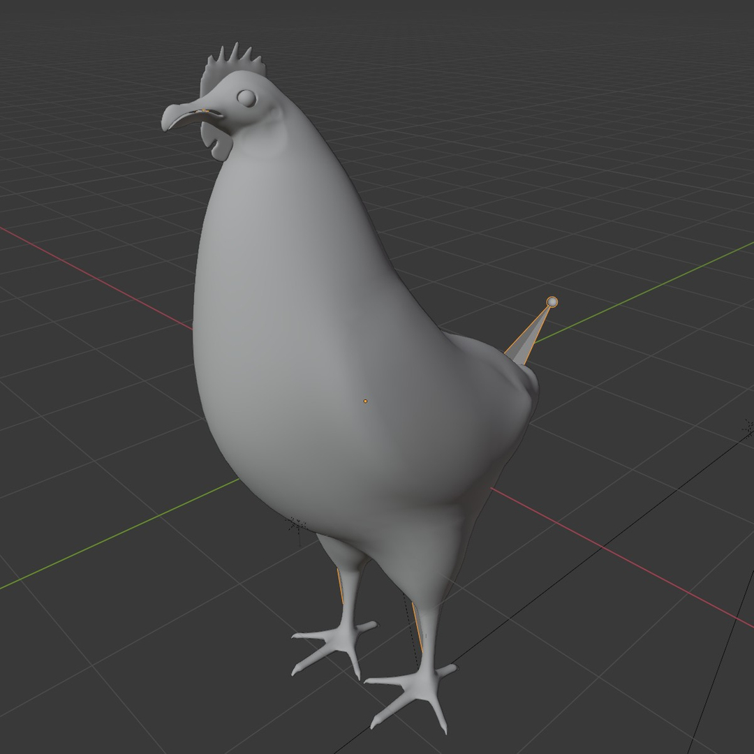 Chicken rigged 3D model - TurboSquid 1664704