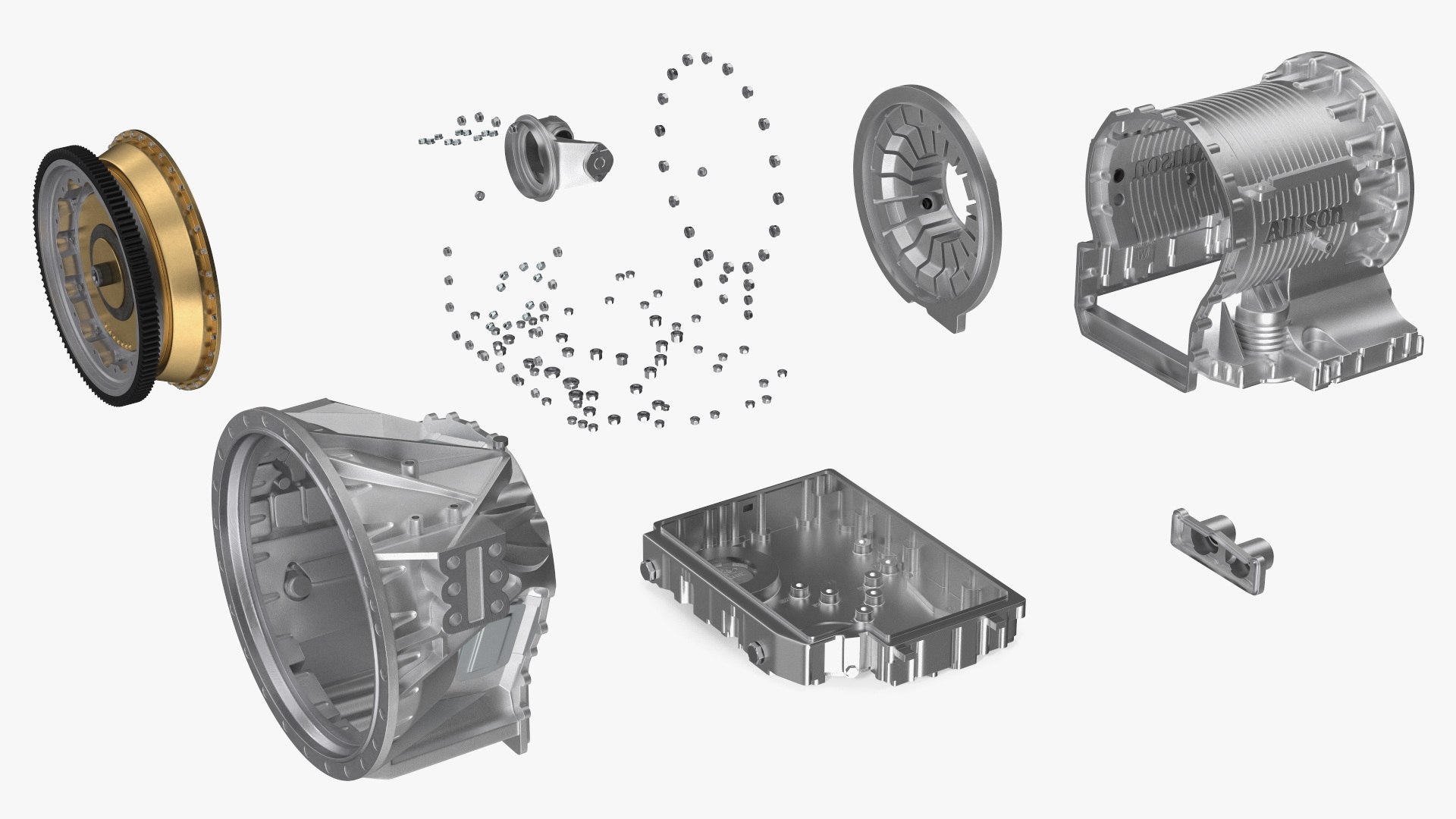 3D Allison 4000 Heavy-duty Vehicle Transmission - TurboSquid 2202017