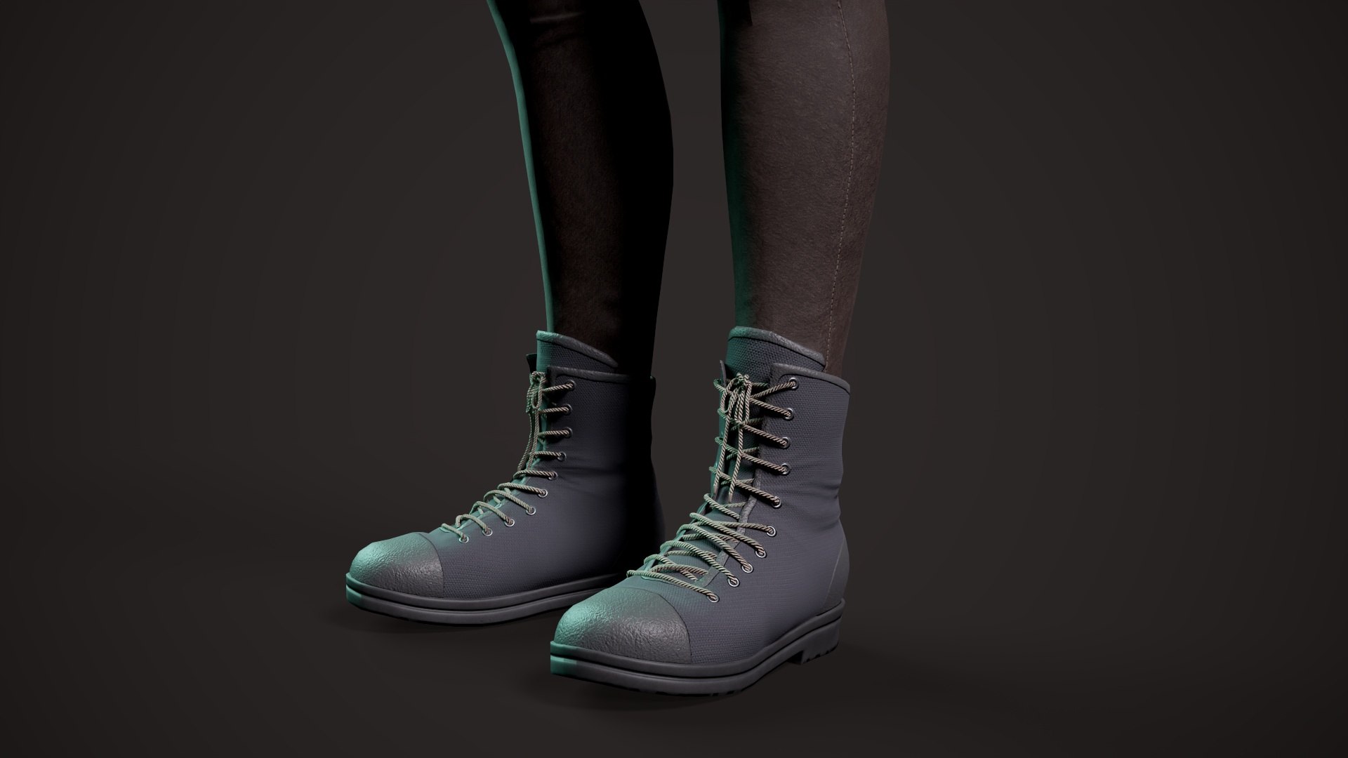 3D Boots combat realtime model - TurboSquid 1735469