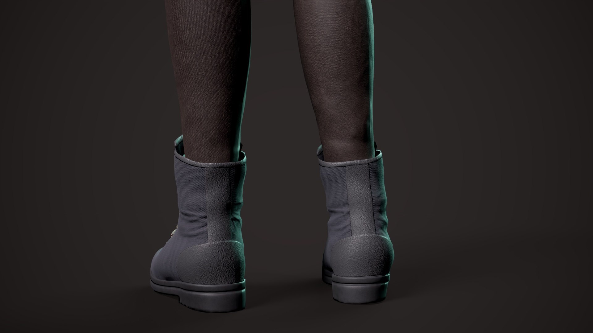 3D Boots combat realtime model - TurboSquid 1735469