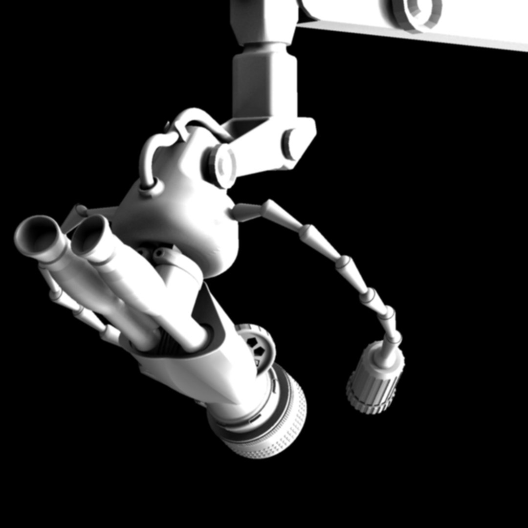 Surgical Microscope 3d Model