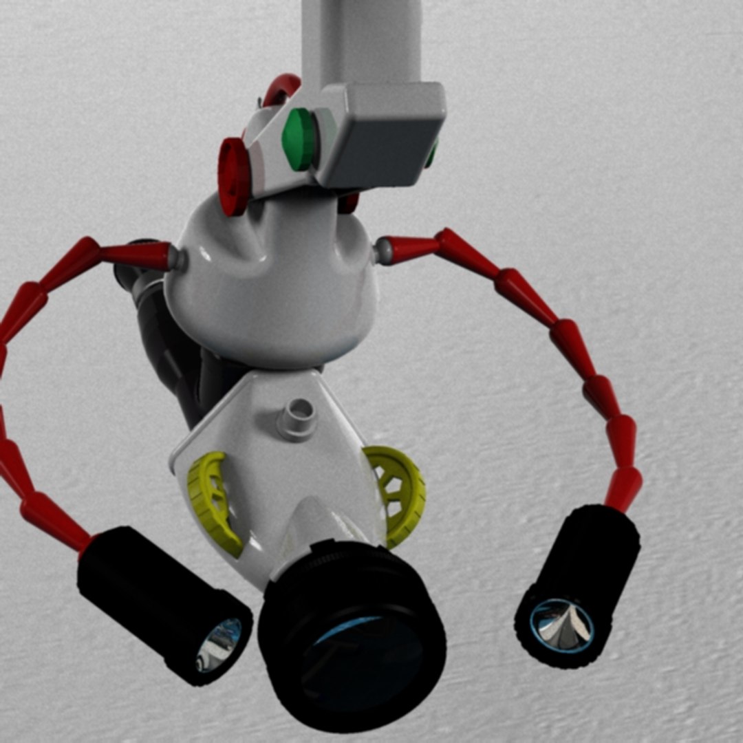 Surgical Microscope 3d Model