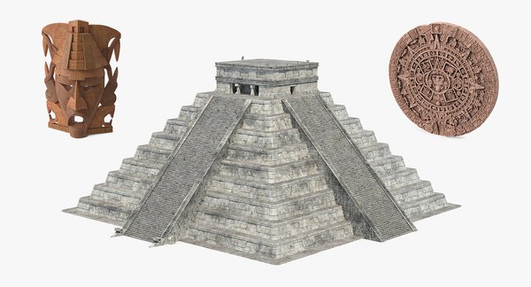 modelo 3d Colección de Antigüedades Mayas 2 - TurboSquid 2416487