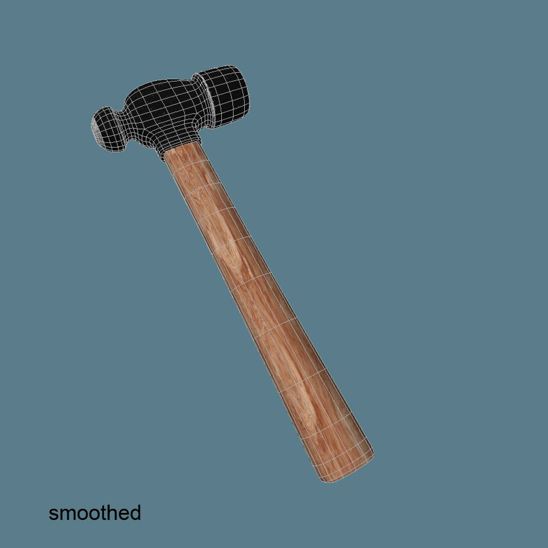 3d model ball pen hammer
