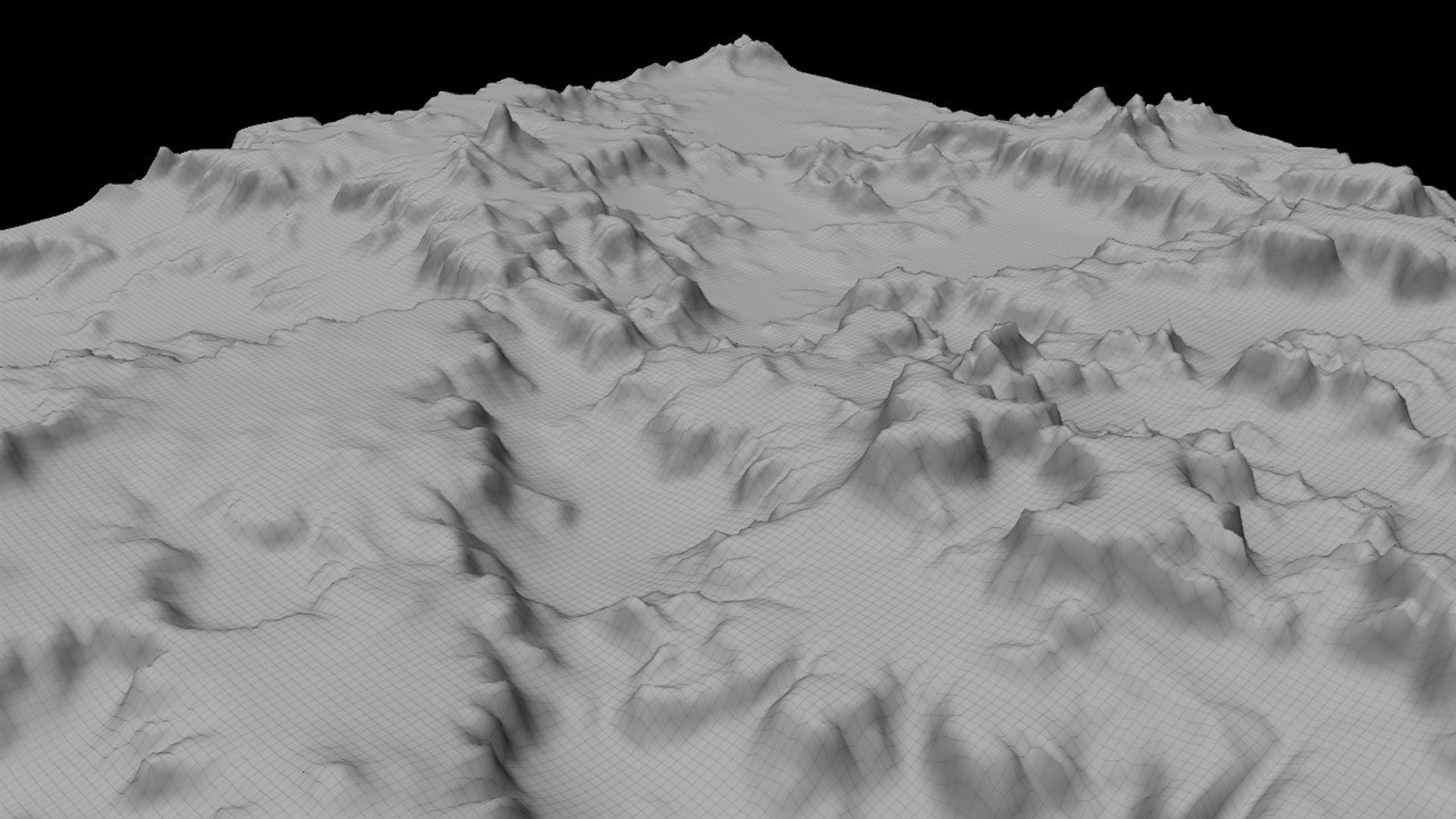 Terrain Realistic 3d Model
