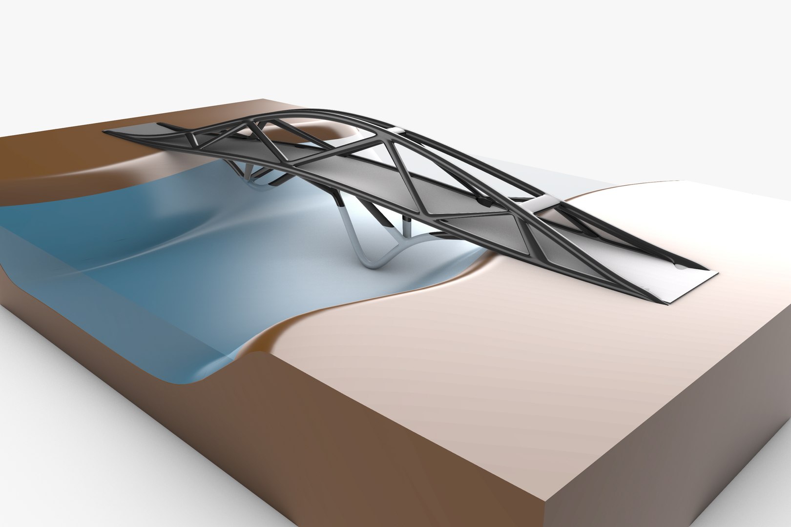 3D ModelSkeleton Bridge Structure Model - TurboSquid 2039785