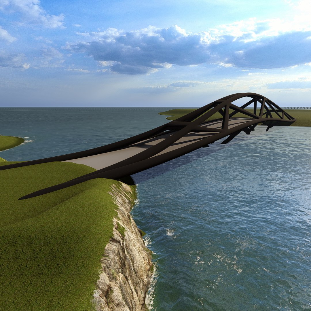 3D ModelSkeleton Bridge Structure Model - TurboSquid 2039785