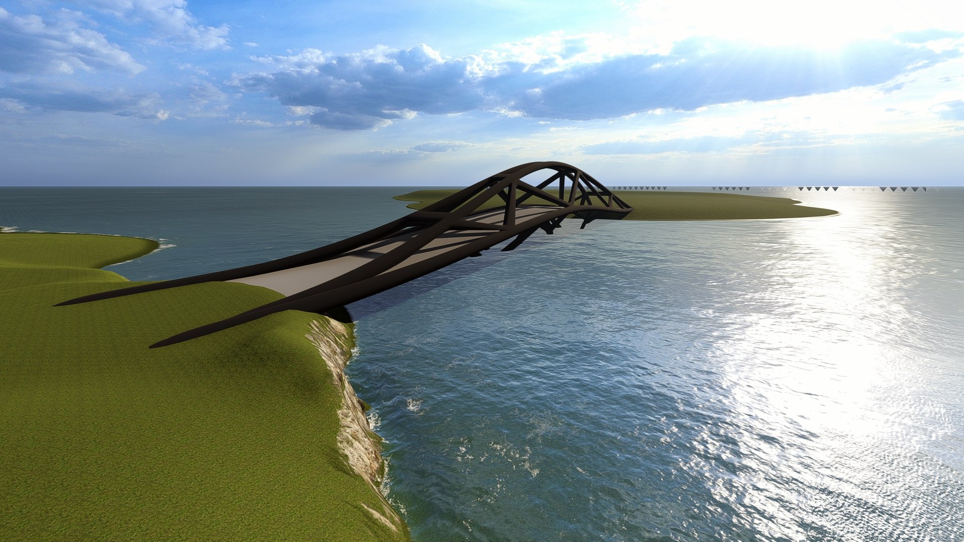 3D ModelSkeleton Bridge Structure Model - TurboSquid 2039785