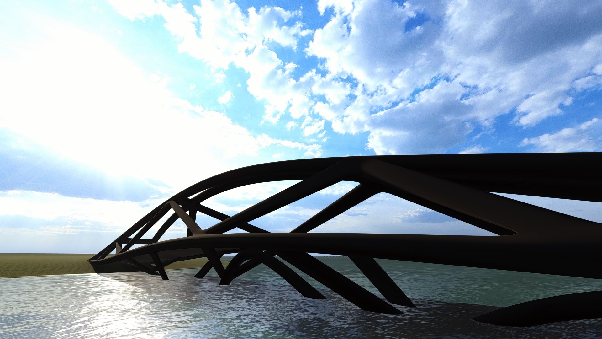 3D ModelSkeleton Bridge Structure Model - TurboSquid 2039785