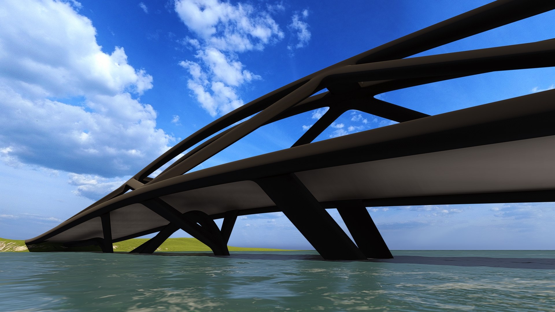 3D ModelSkeleton Bridge Structure Model - TurboSquid 2039785