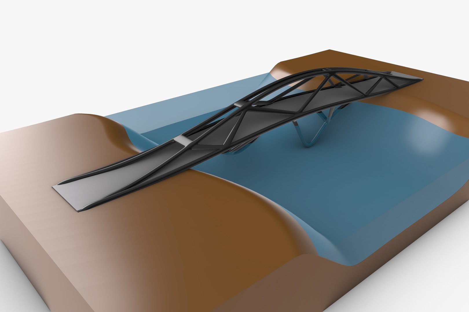 3D ModelSkeleton Bridge Structure Model - TurboSquid 2039785